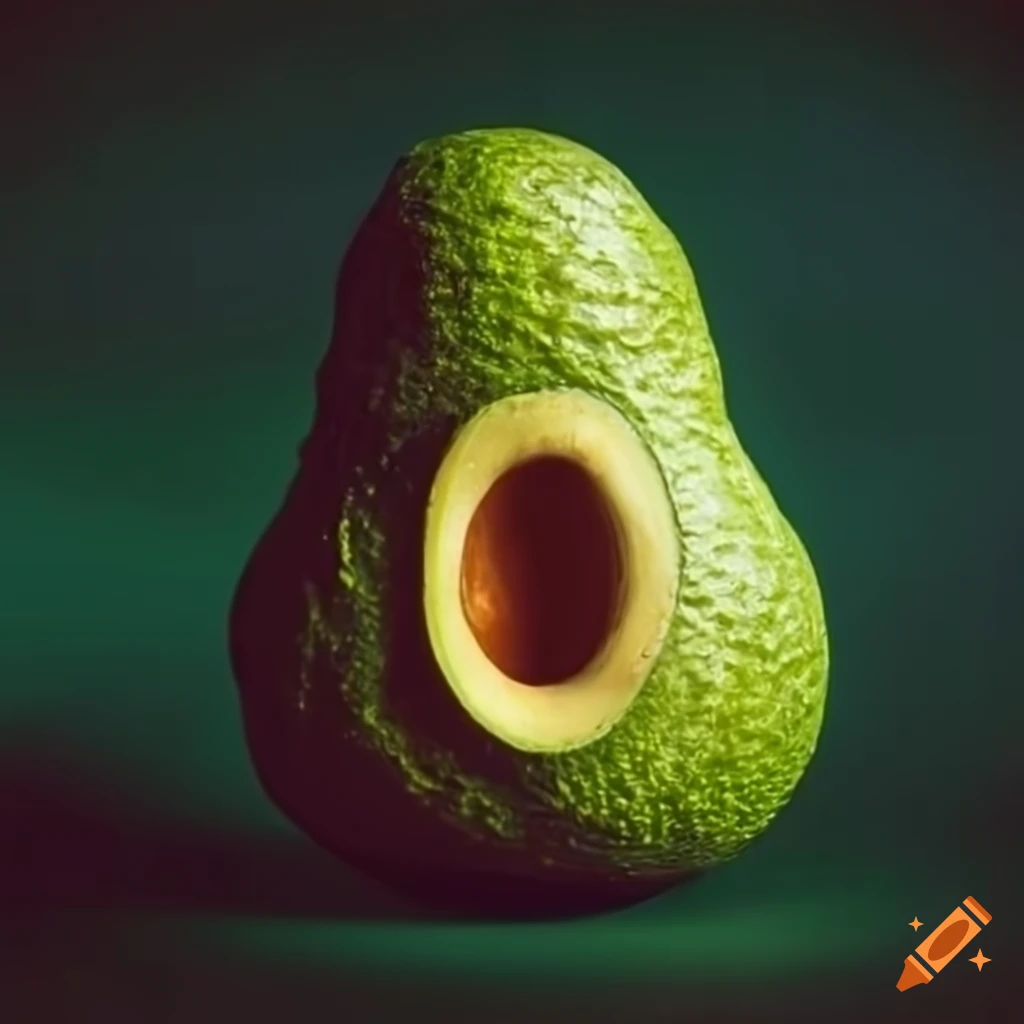 Futuristic avocado artwork on Craiyon