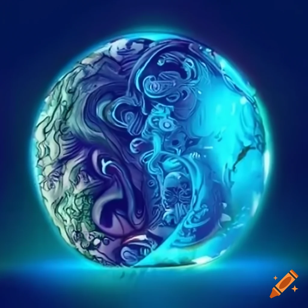 Digital currency concept illustration