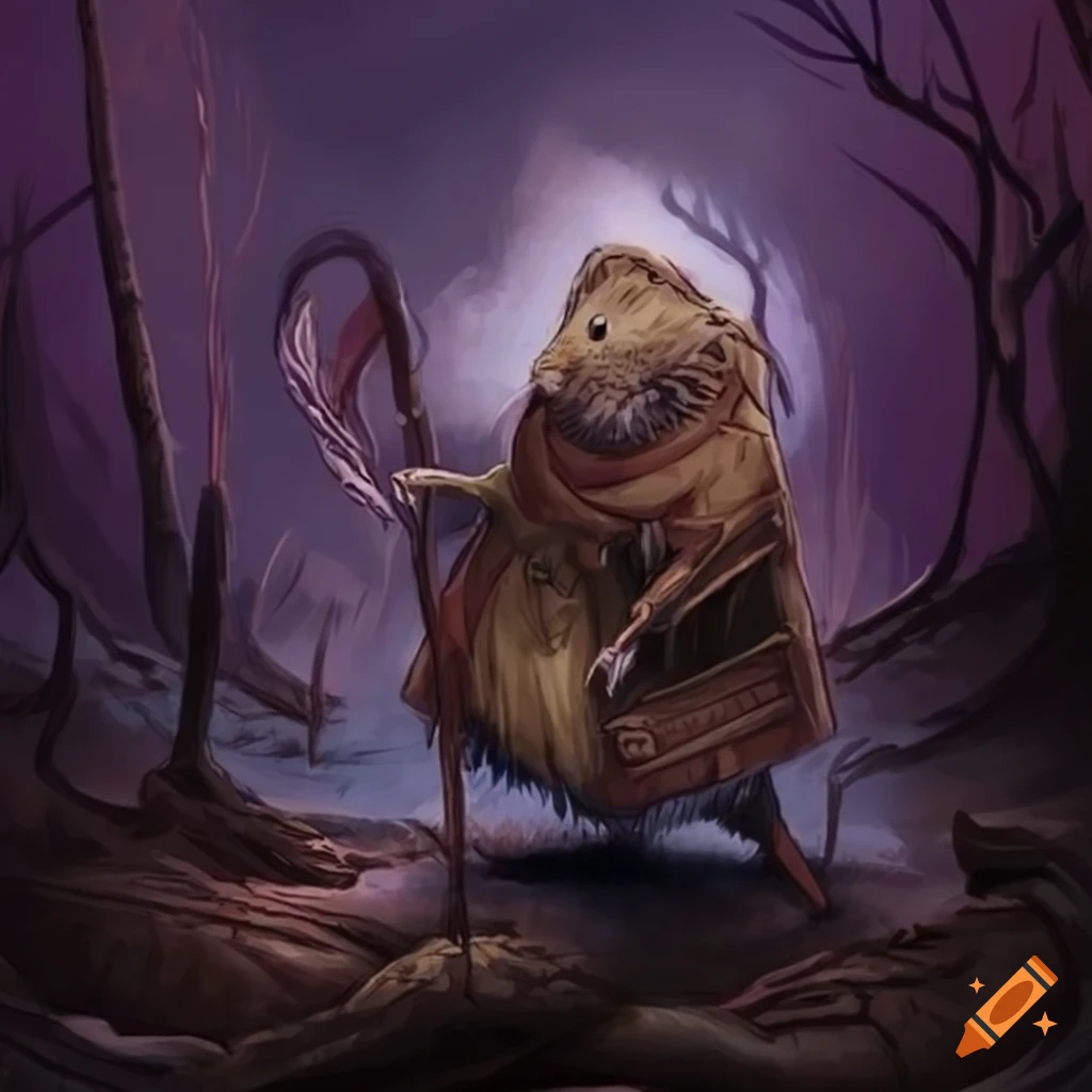 Concept art of a mouse guard