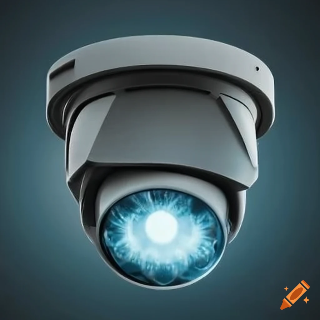 Discounted video surveillance camera on Craiyon