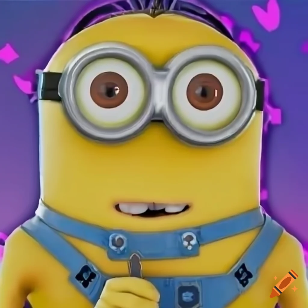 Fortnite youtube thumbnail featuring a minion character