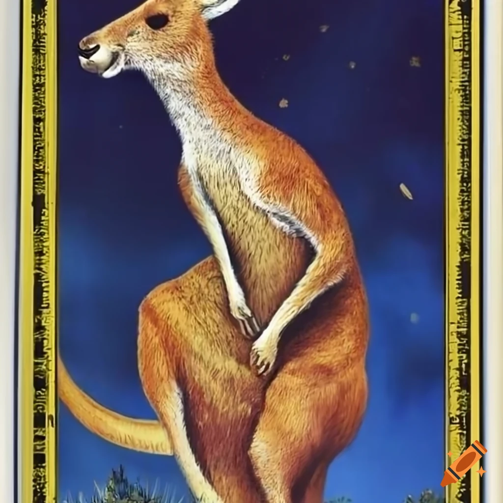 Centaur in a tarot card design on Craiyon