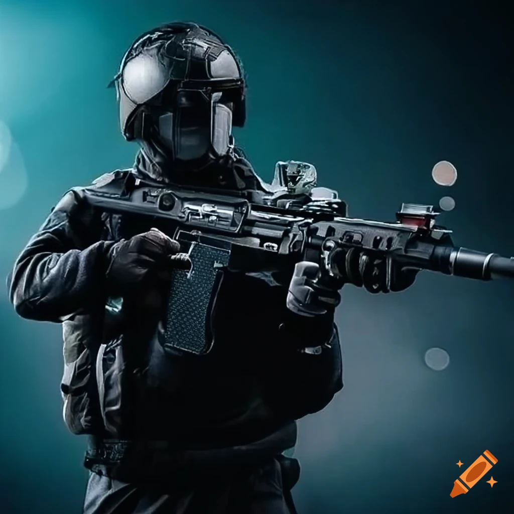 Bodyguard protecting a government member on Craiyon