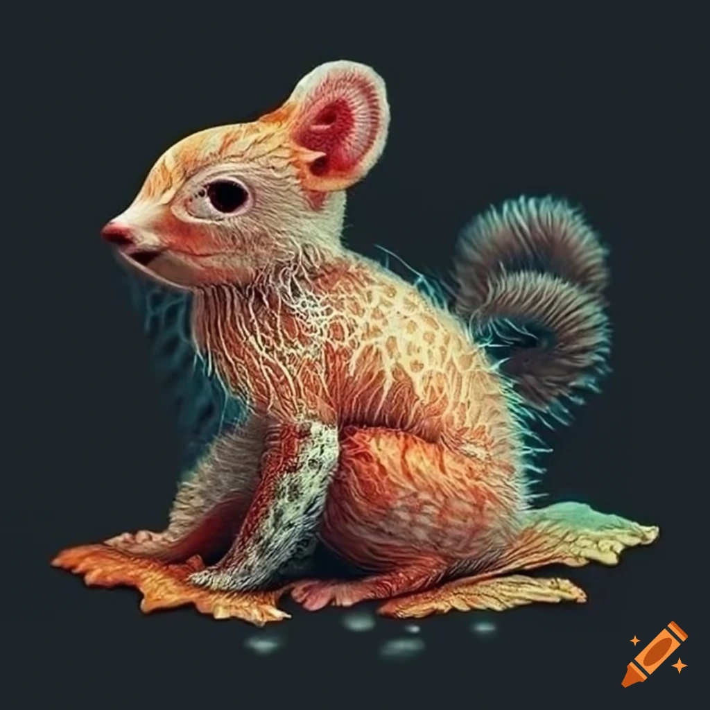 Cute alpine animals illustration on Craiyon