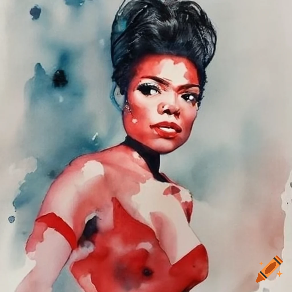 Eartha Kitt As A Glamorous Showgirl On Craiyon