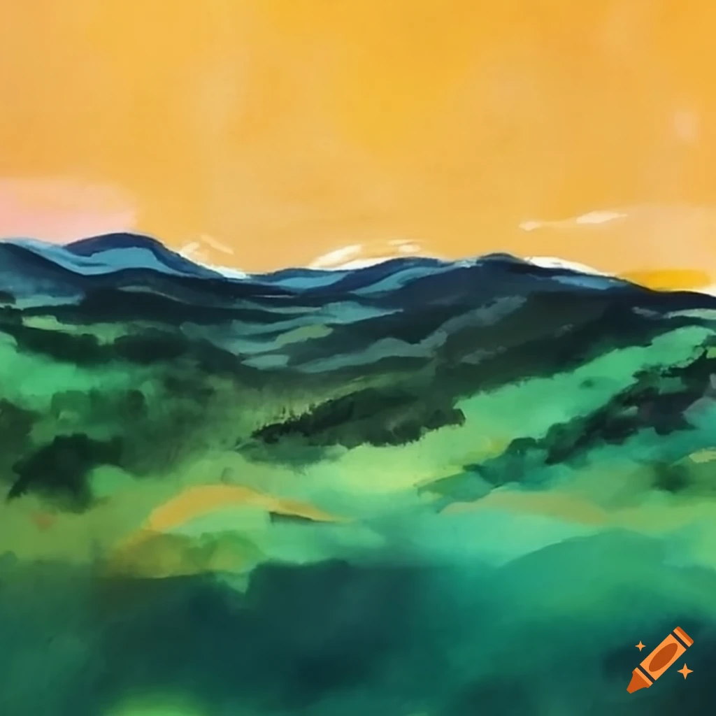 Landscape with simultaneous contrast