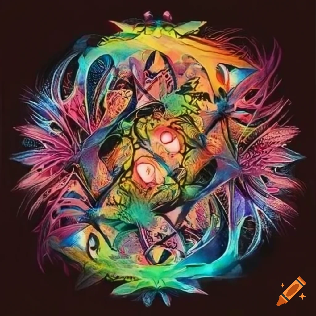 Detailed colored pencil drawing of an Alchemist on Craiyon