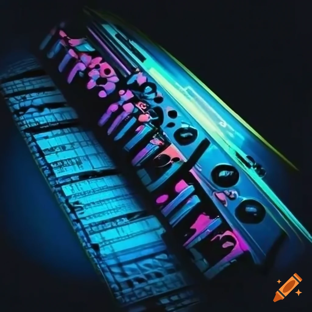 Digital music concept on Craiyon