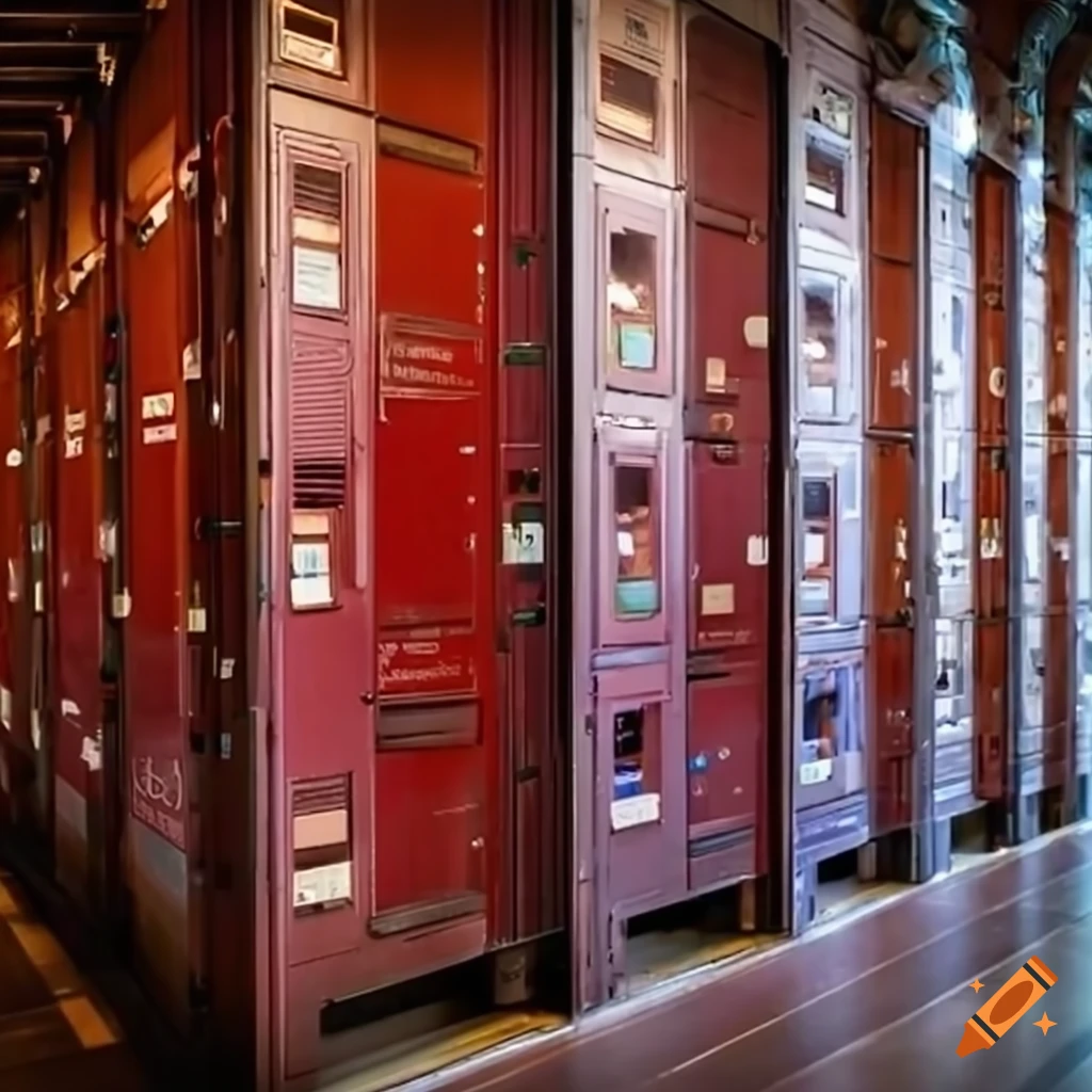 Workplace lockers on Craiyon