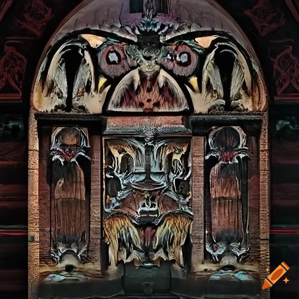 Detailed moth werewolf artwork in 'Arch' style on Craiyon