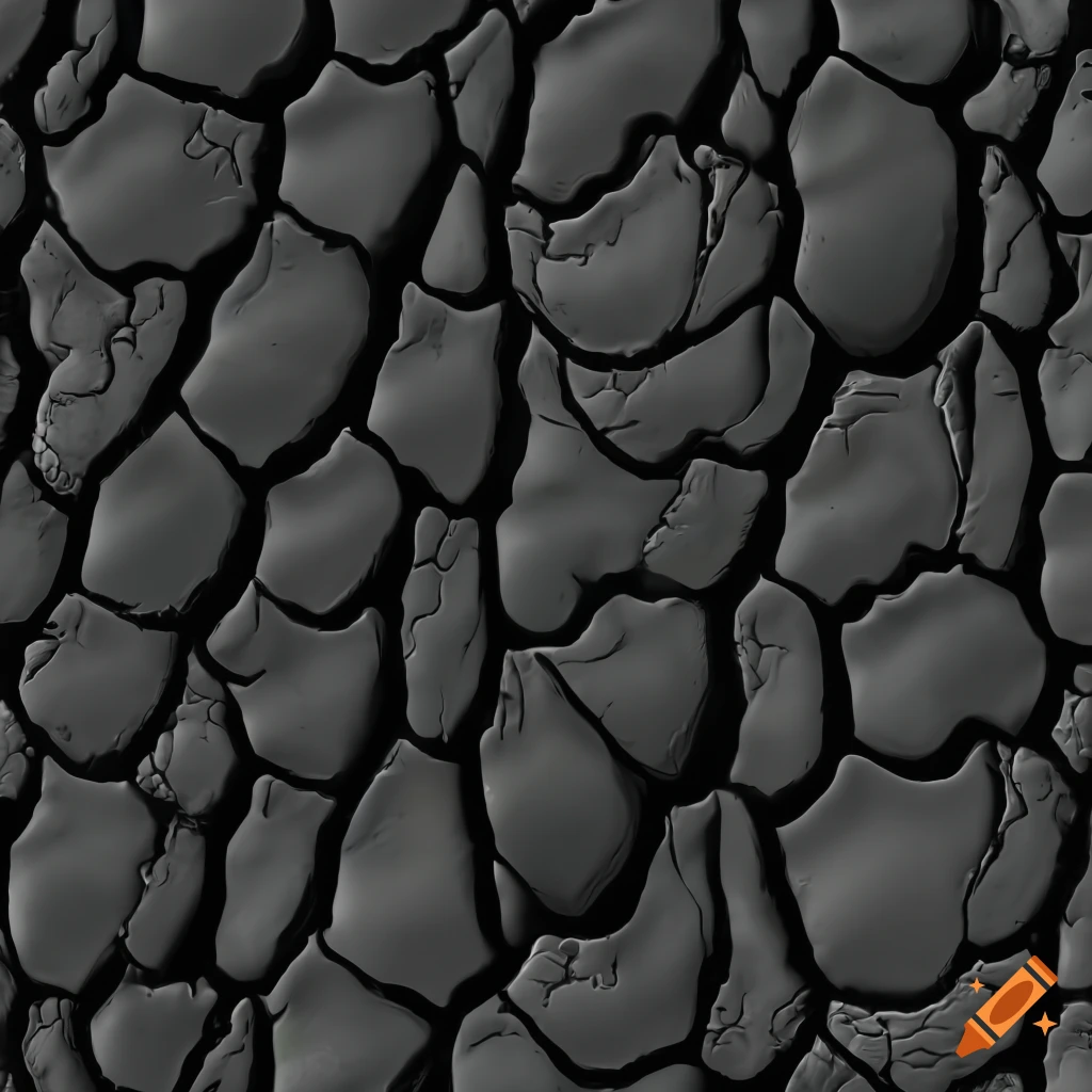 Seamless grayscale dragon scale texture