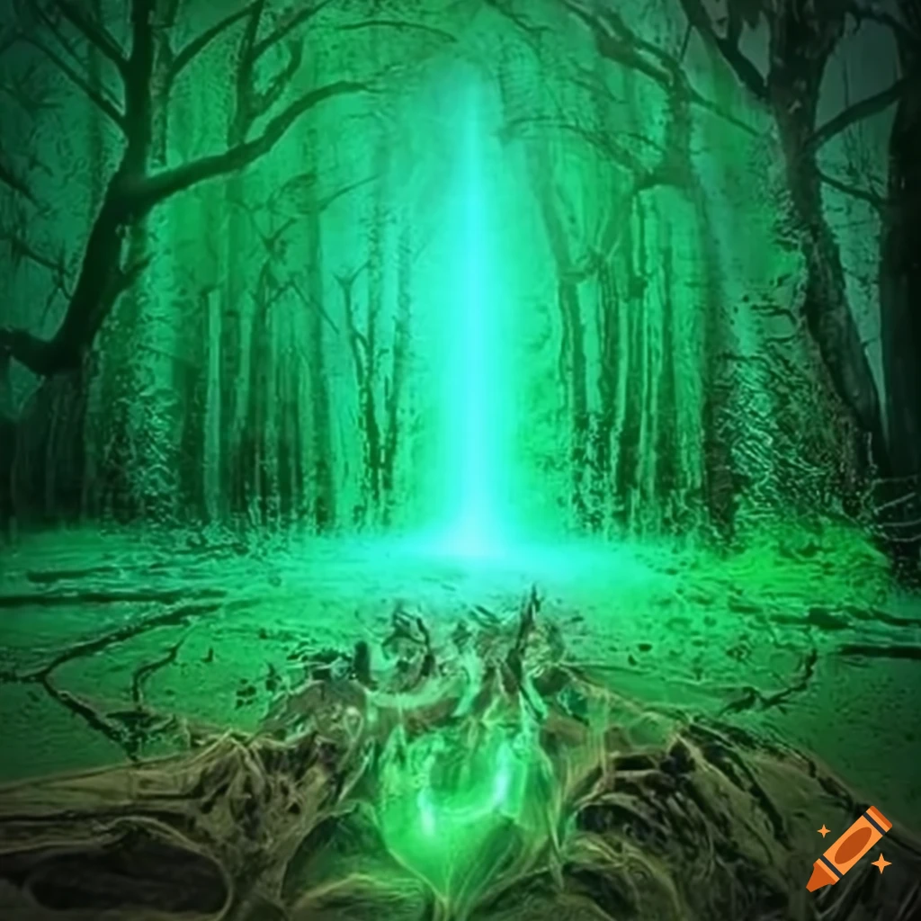Image Of A Bright Green Magic Spell On Craiyon image-of-a-bright-green-magic-spell-on-craiyon