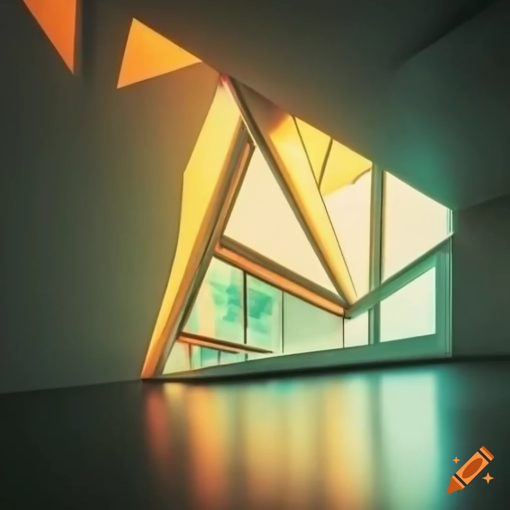 Sunset-lit art gallery with dreamy natural lighting on Craiyon