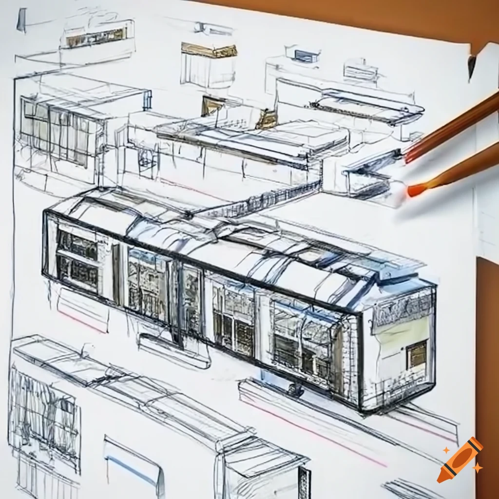 Optimized infrastructure design on Craiyon