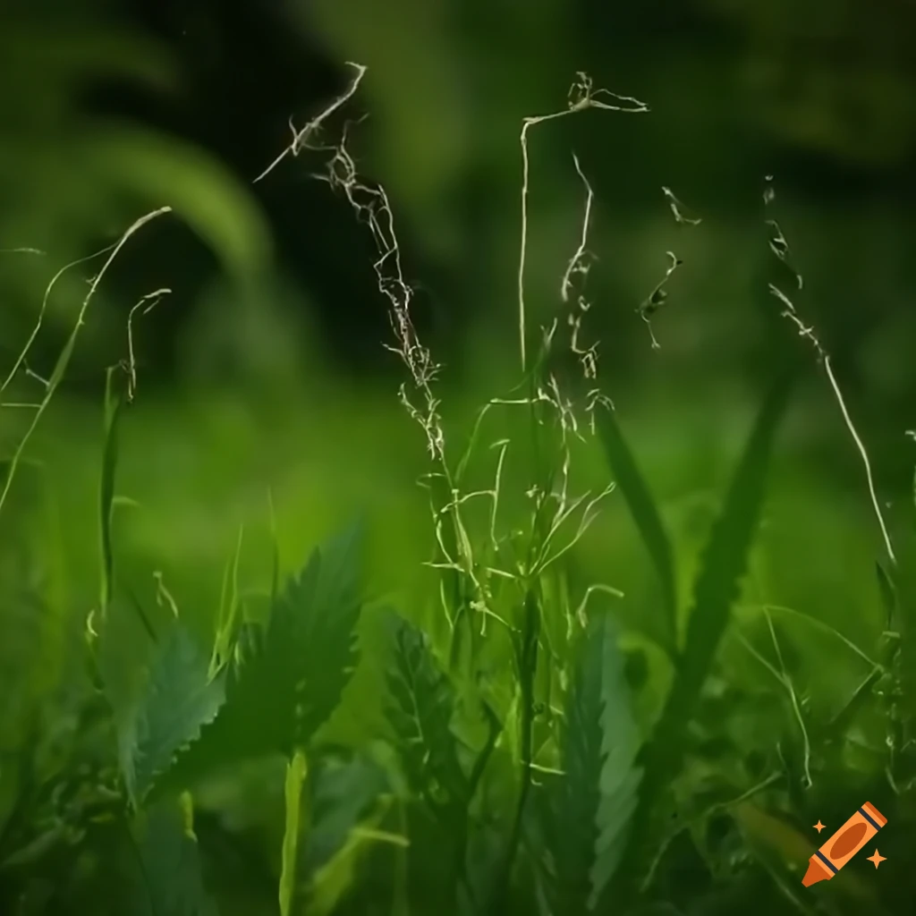 Weed control illustration for a perfect garden on Craiyon