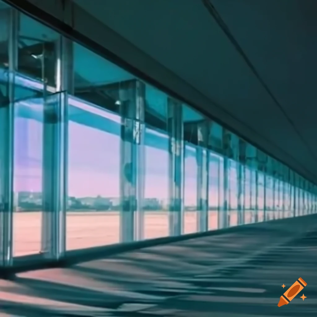 Empty office building with realistic reflections on Craiyon