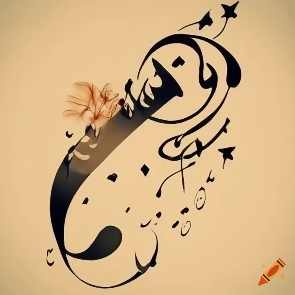 Calligraphy artwork of حياة الصحابة on Craiyon