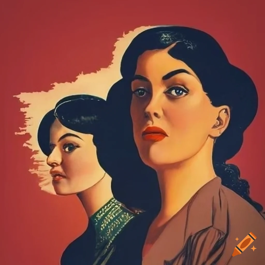 Propaganda poster depicting social classes