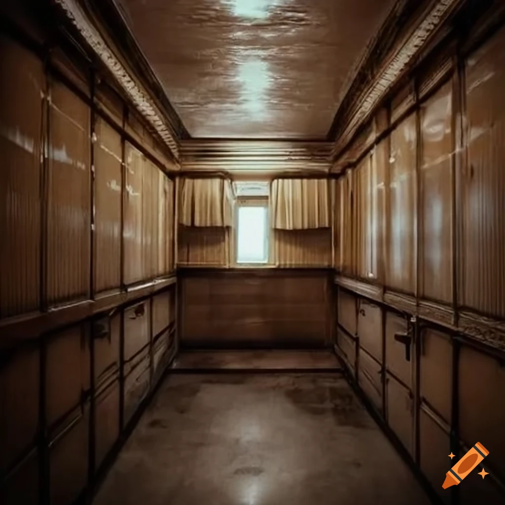 Empty office with a soviet-like atmosphere on Craiyon