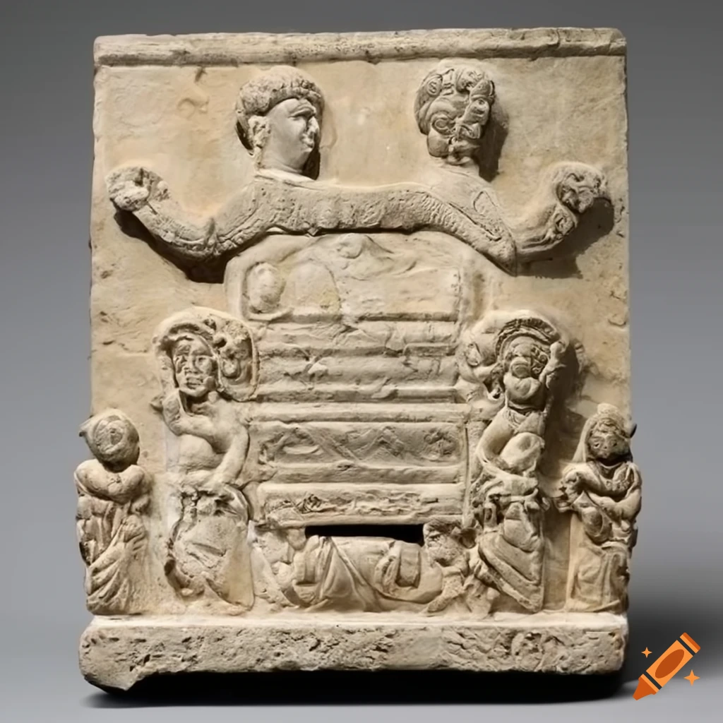 Roman stone relief of a carriage