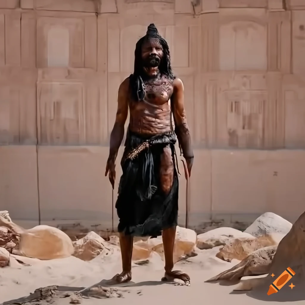 Photograph of a middle eastern man in traditional attire on Craiyon