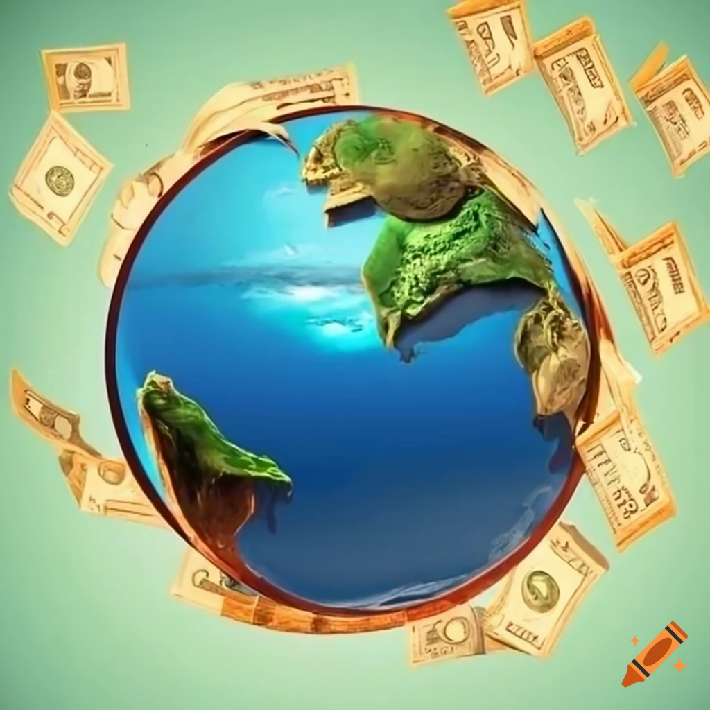 Money and earth concept on Craiyon