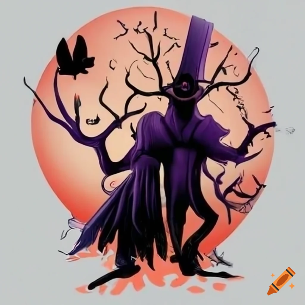 Spooky halloween stickers on Craiyon