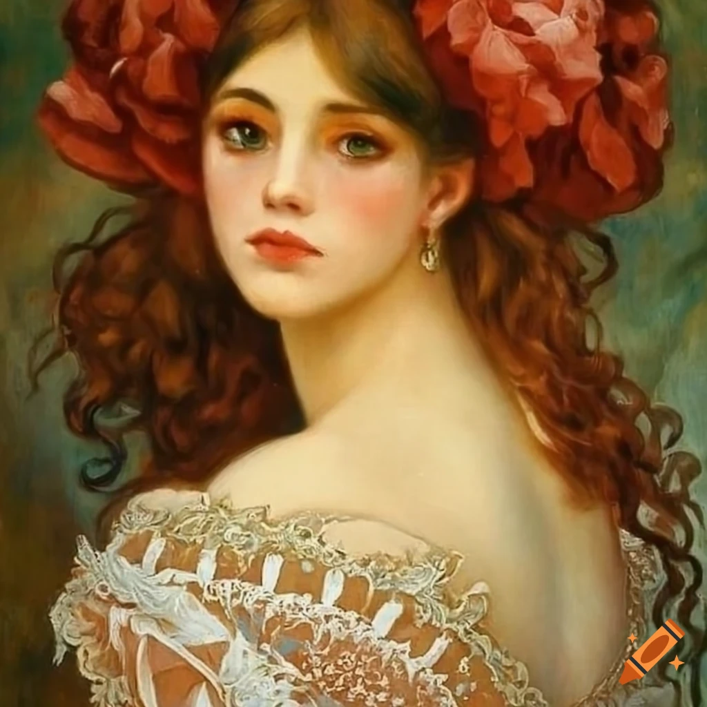 Spanish Woman Painting