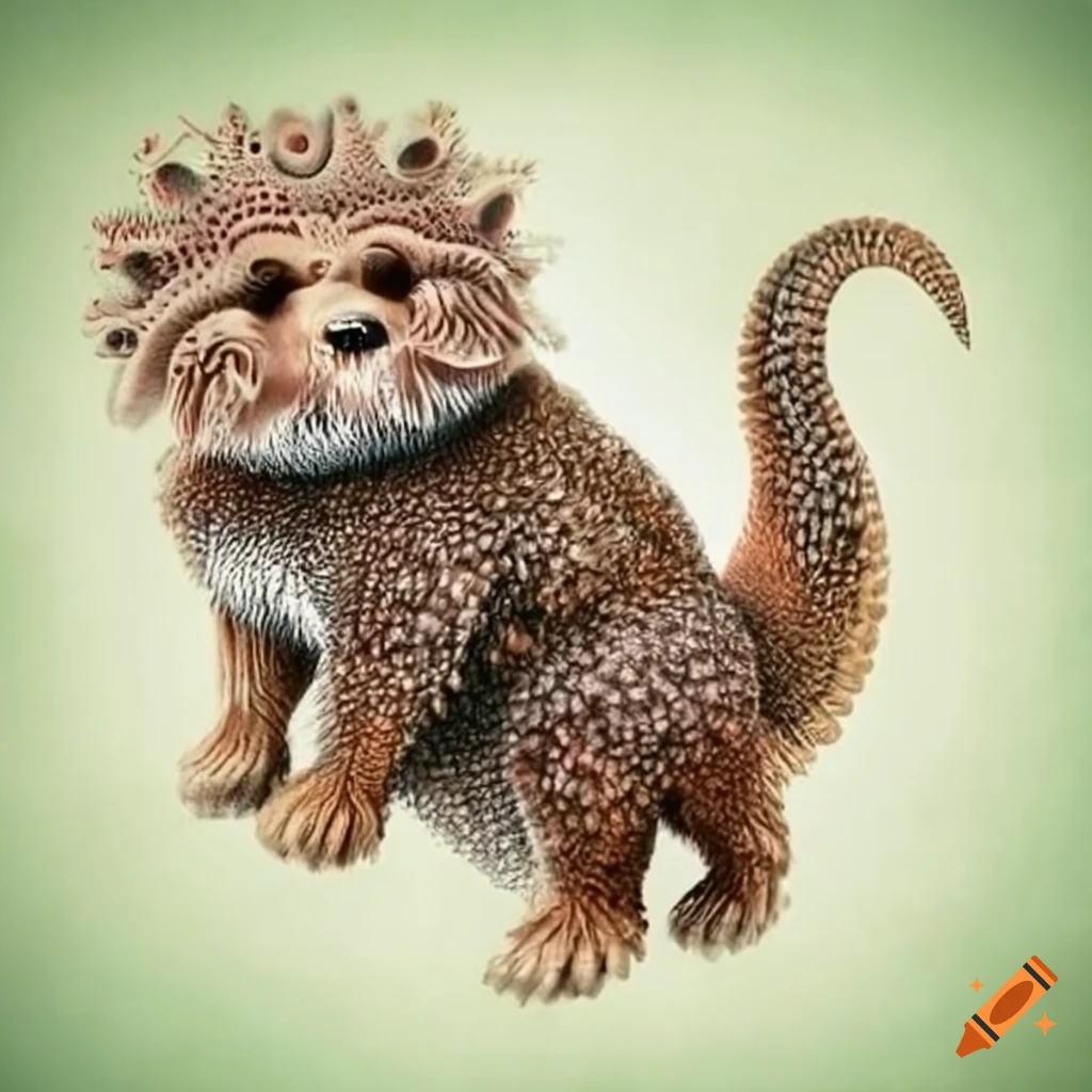 Cute alpine animals illustration