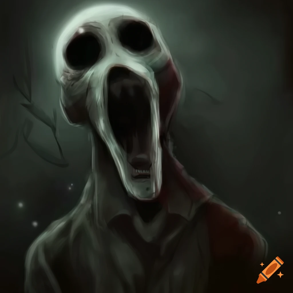 Artistic depiction of horror character on Craiyon