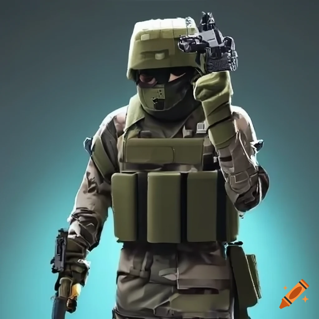 Blocky characters in a tactical game on Craiyon