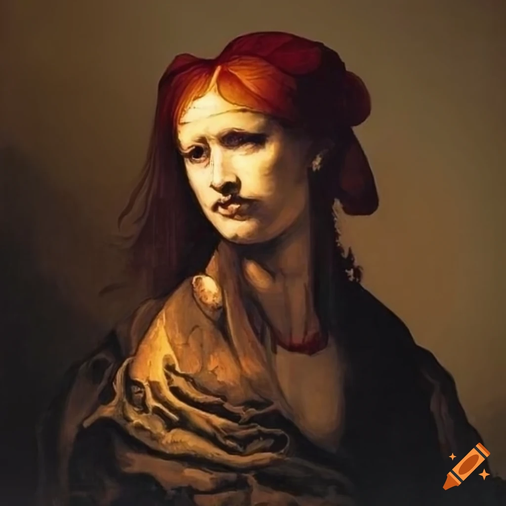 Masterful oil painting with exceptional detail and juxtaposition on Craiyon