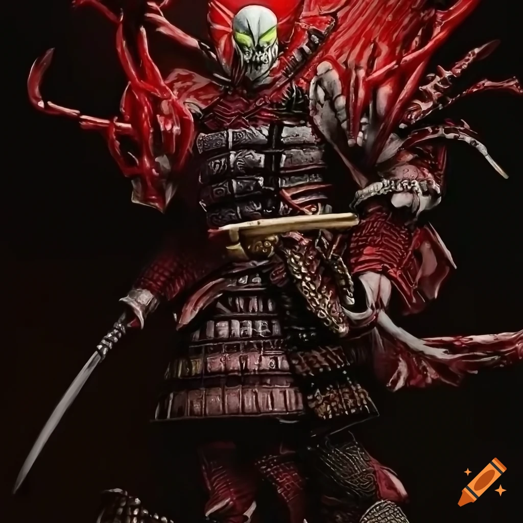 Hyper-detailed image of a samurai with katana on Craiyon