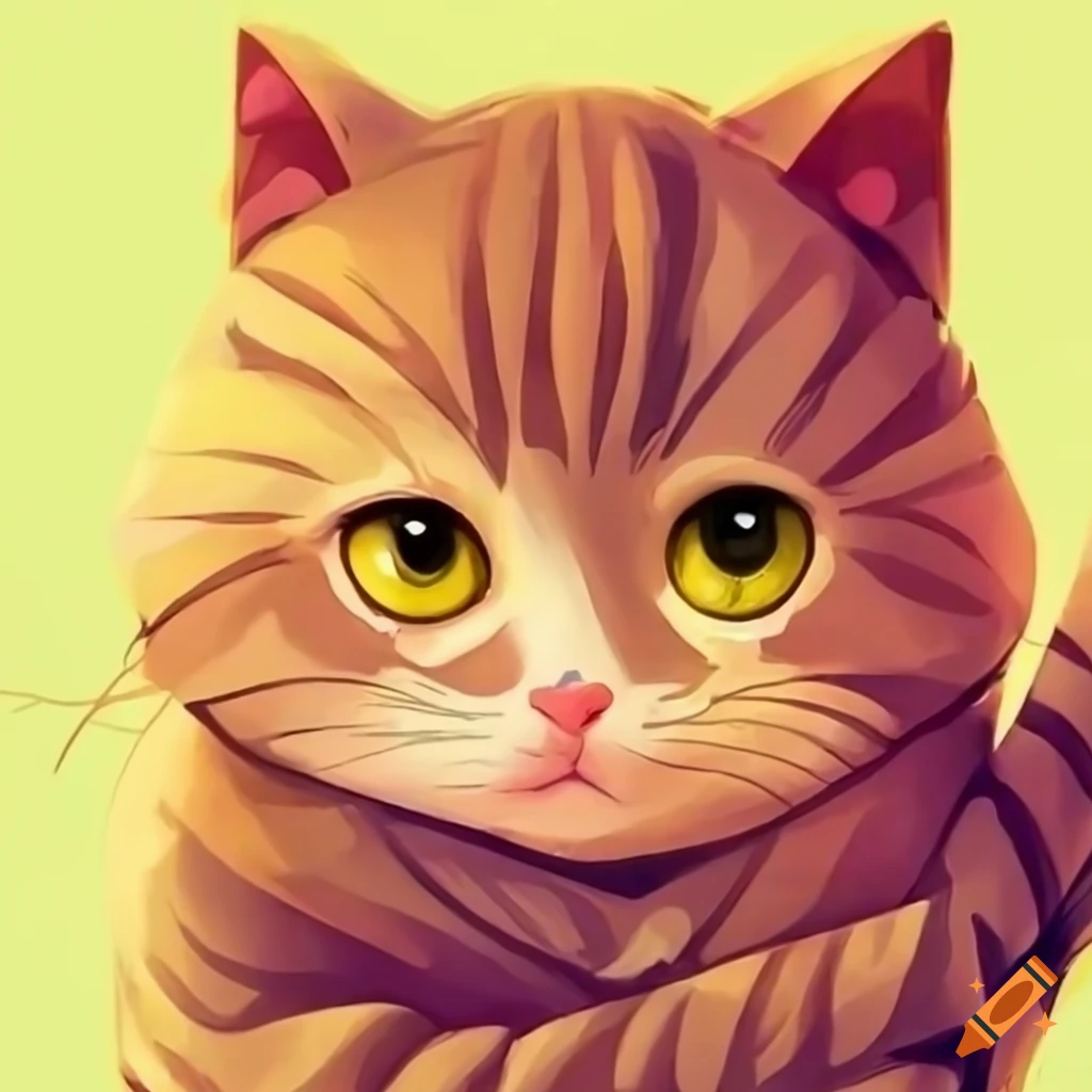 Cute cartoon cat