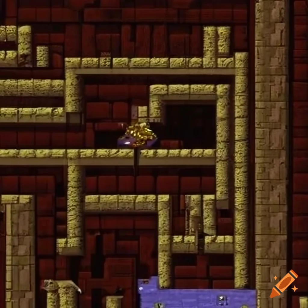 Super mario 64 amp cavern landscape on Craiyon