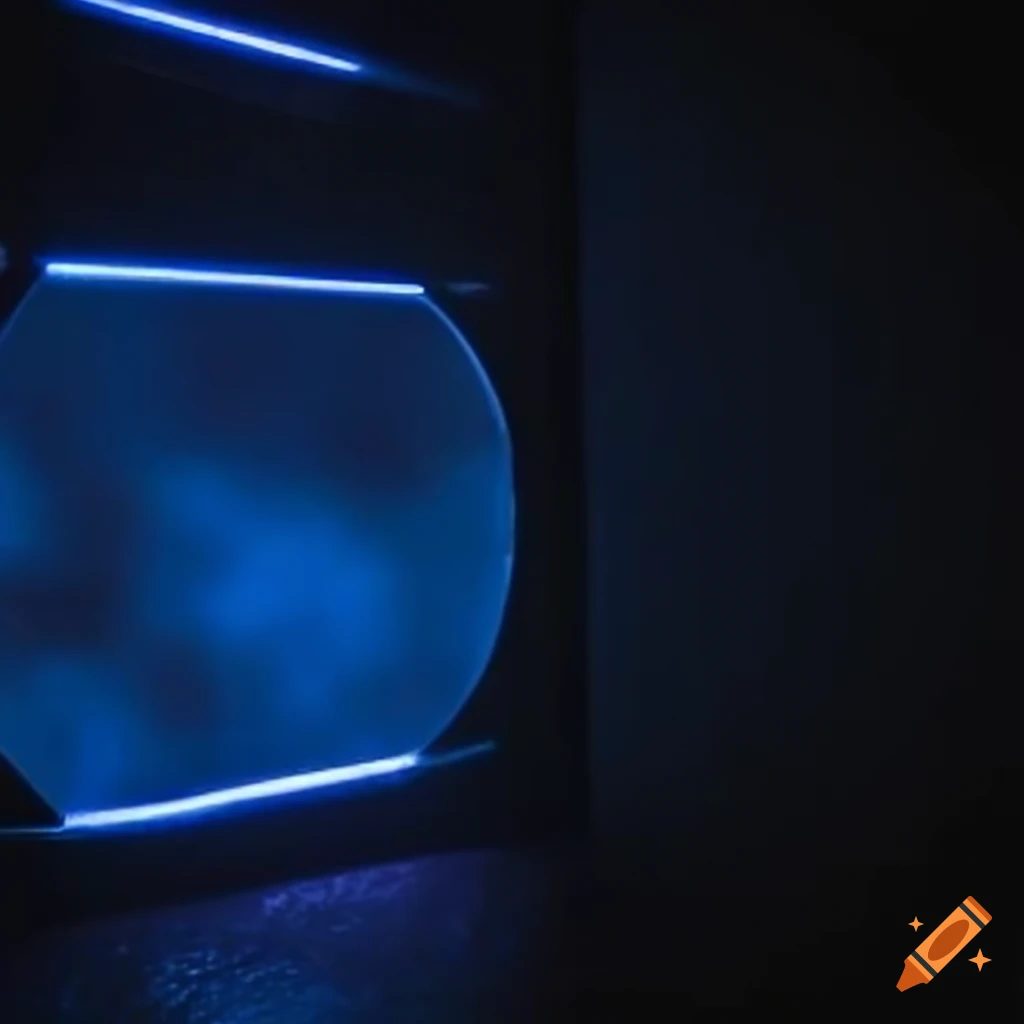 Dark smoking infinity mirror artwork on Craiyon