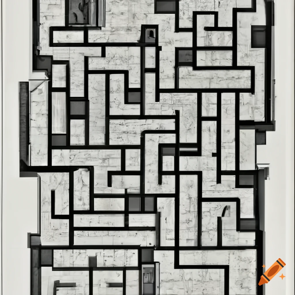 Floor Plan images created on Craiyon