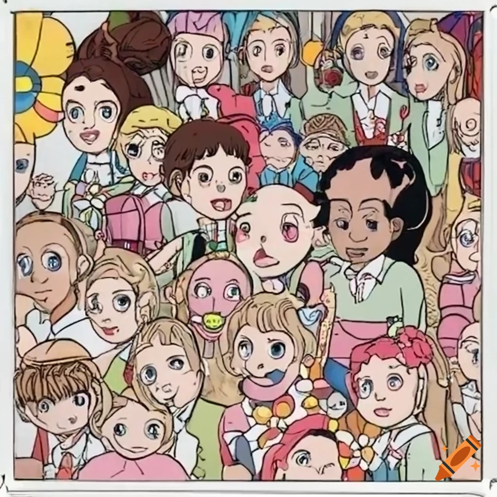 Collaborative artwork by derry girls artists on Craiyon