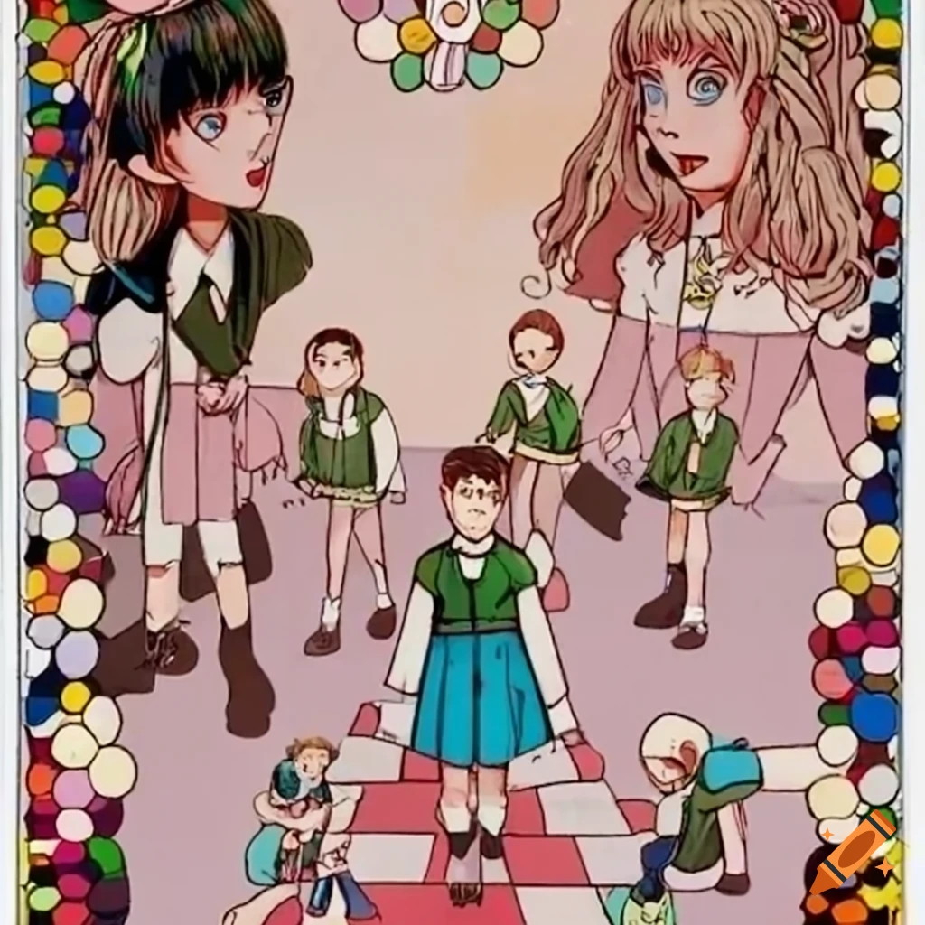 Collaborative artwork of derry girls by various artists on Craiyon