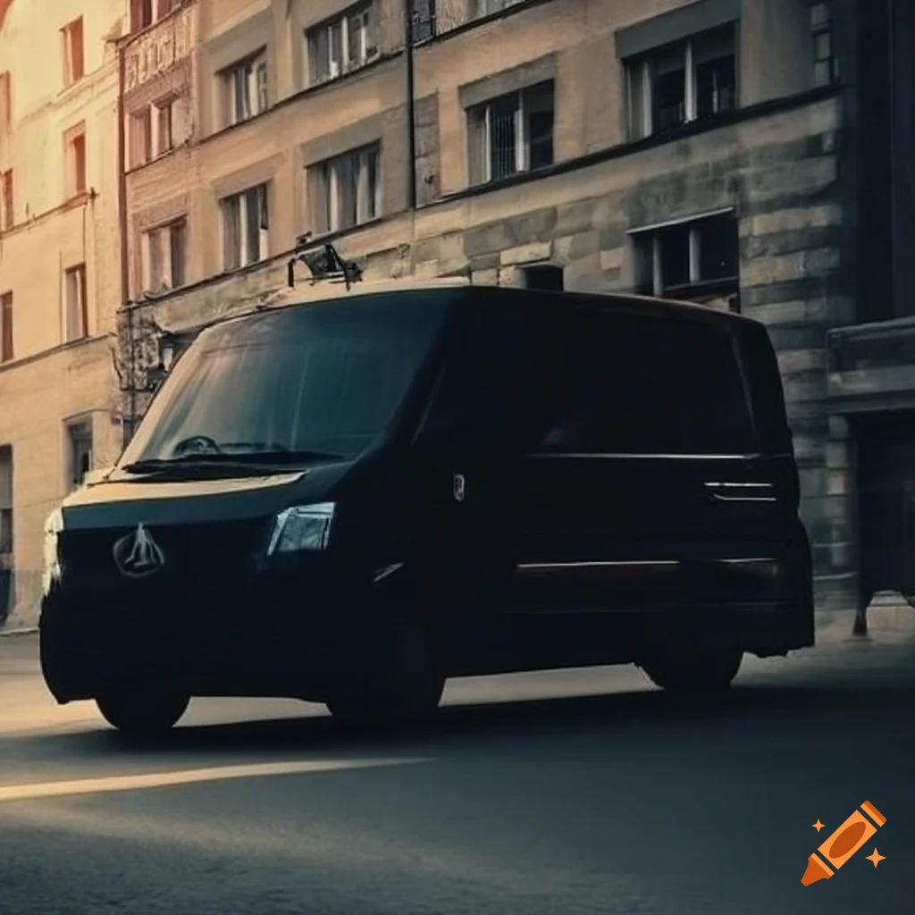 Black van in poland on Craiyon