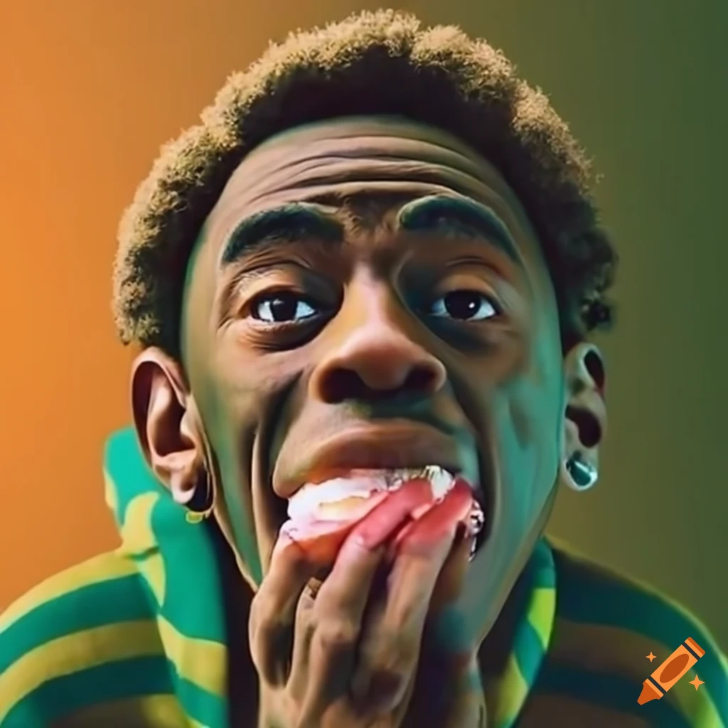 Tyler the creator skibidi toilet on Craiyon