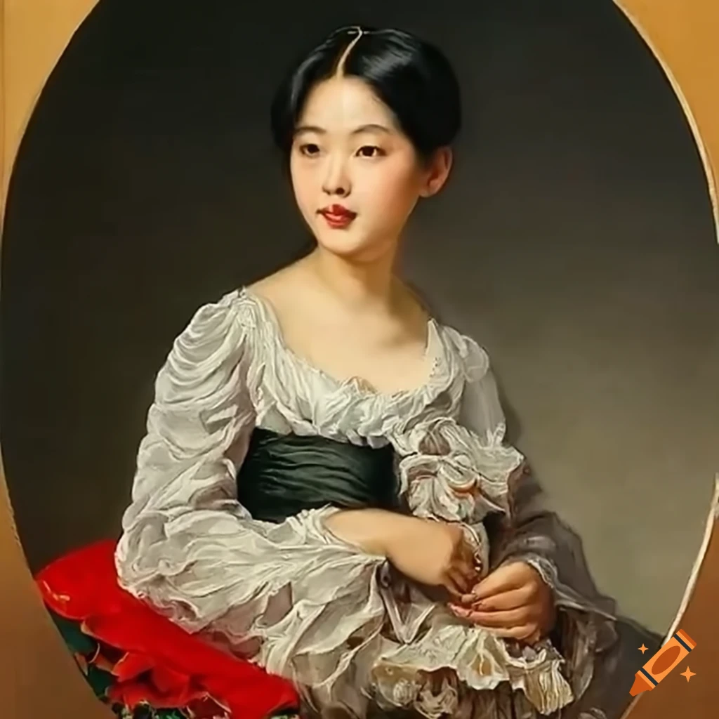 Matejko style portrait of chinese woman on Craiyon