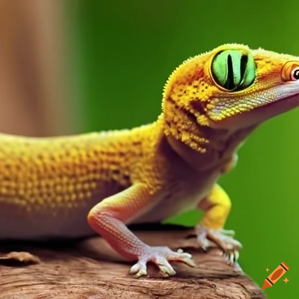 Crested gecko on Craiyon