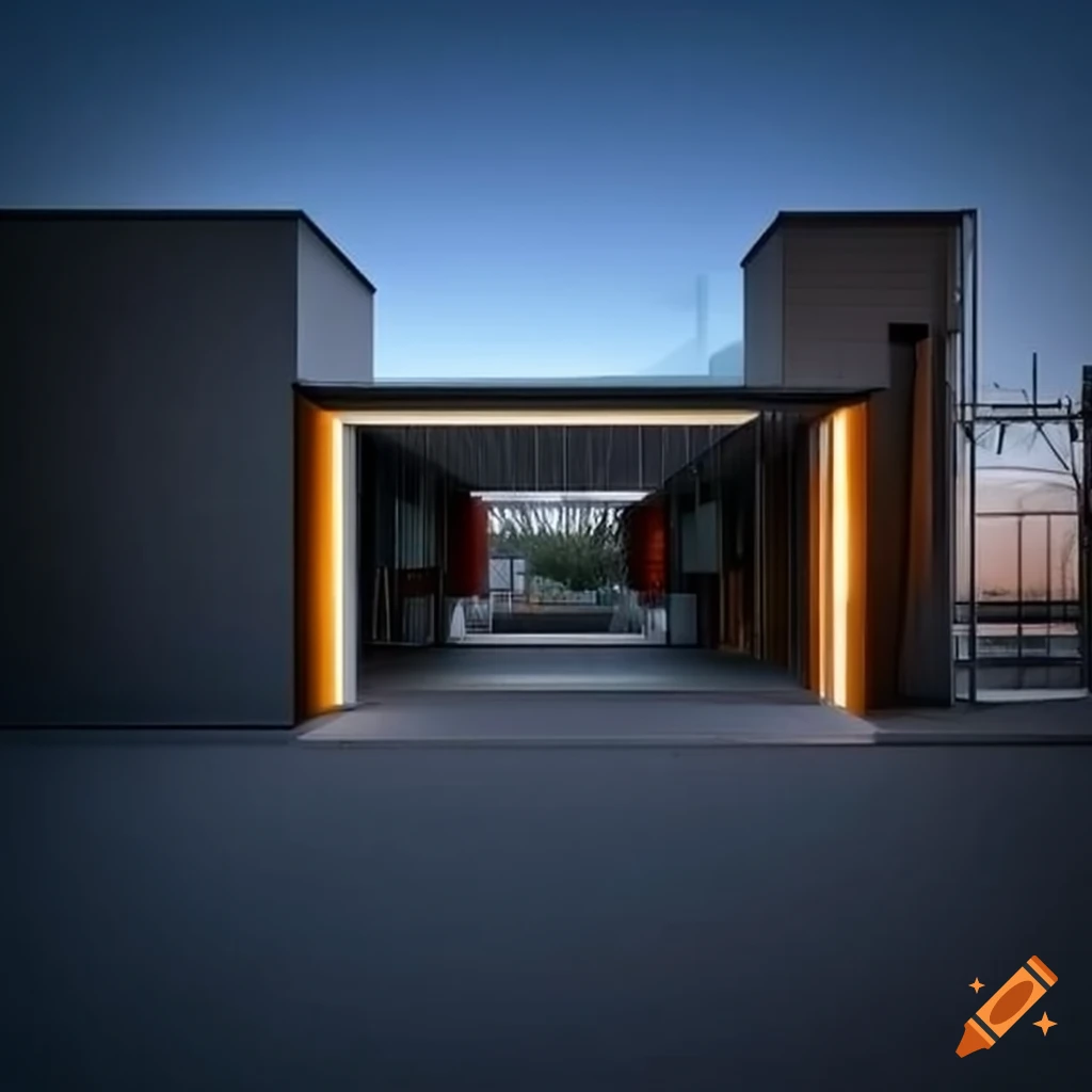 Unique two-level car port design on Craiyon