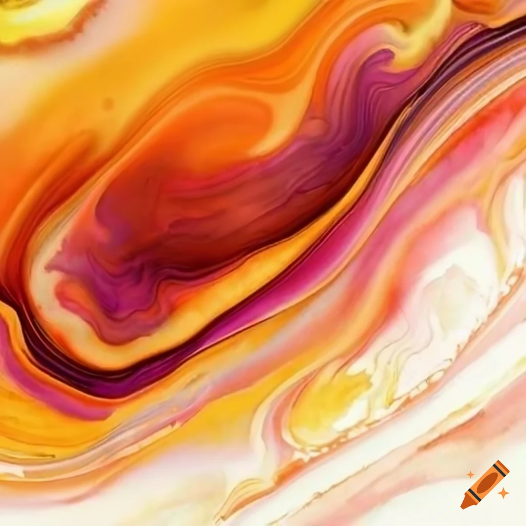 Swirling flow of autumn colors in watercolor on Craiyon