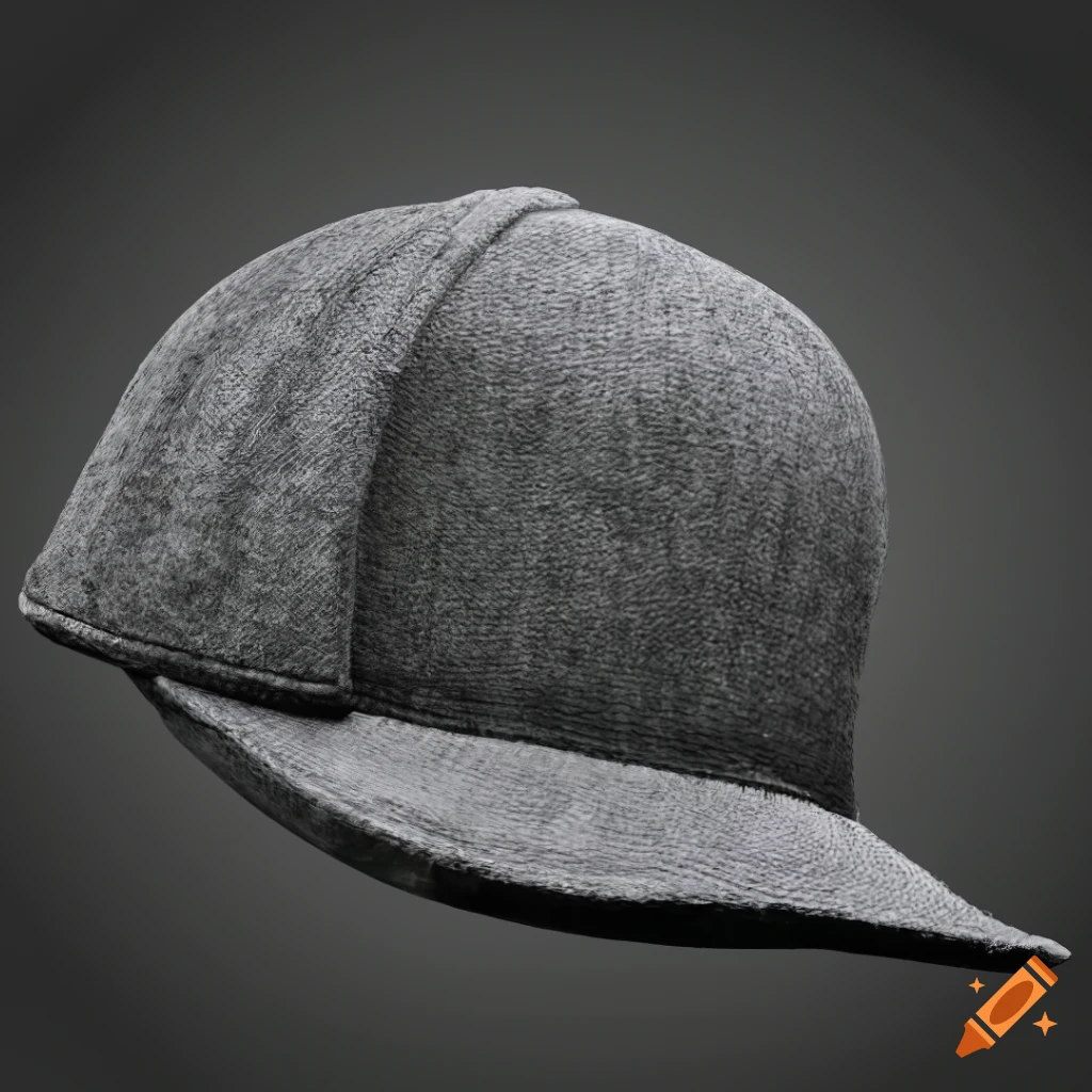 2d gray hat texture on Craiyon