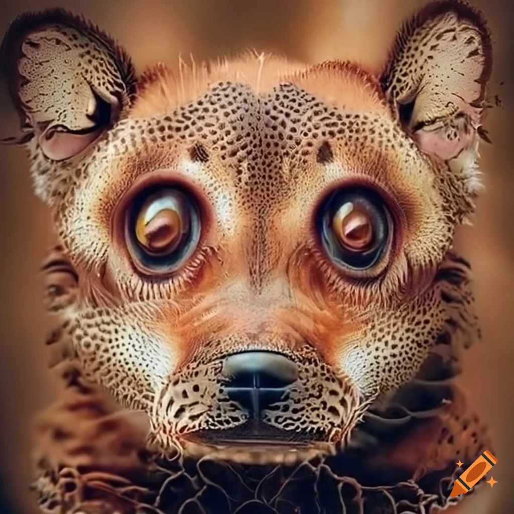 Illustration of adorable animals in a natural habitat on Craiyon