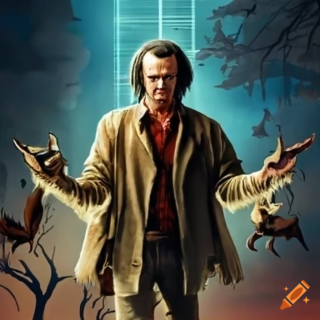 Image of jack torrance as wile e. coyote