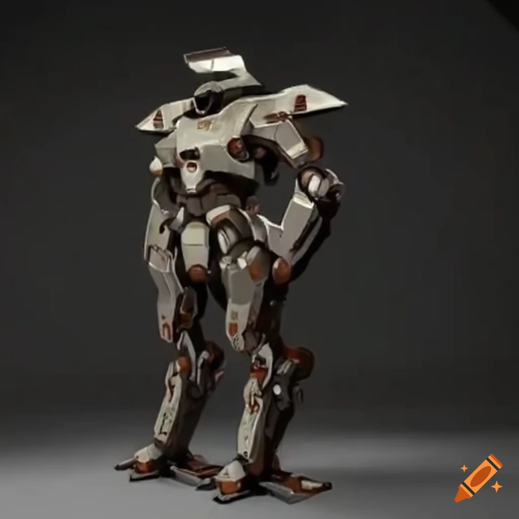 Chinese-inspired Mecha design on Craiyon