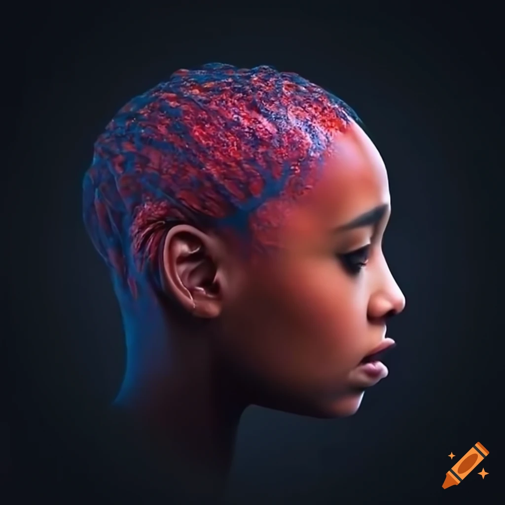 Bruised female fighter with ripped clothes and dazed expression on Craiyon